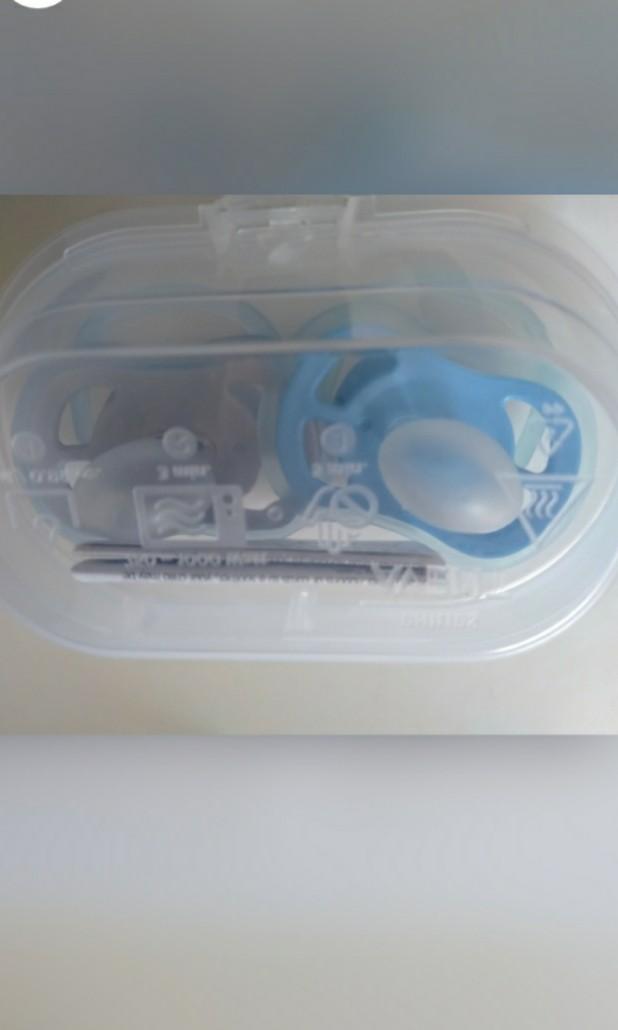 Philips pacifier and clip, Babies & Kids, Nursing & Feeding, Soothers ...