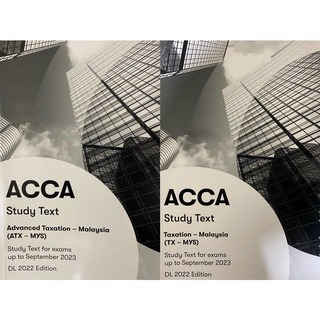 [PHOTOSTAT BOOK] ACCA BPP 2023 F6 Taxation P6 Advance Taxation Malaysia ...