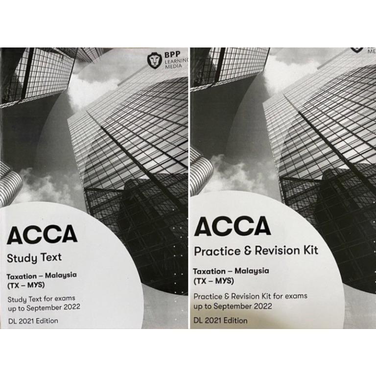 [PHOTOSTAT BOOK] ACCA BPP F6 Taxation Malaysia Tax (MYS) TX Latest Up ...