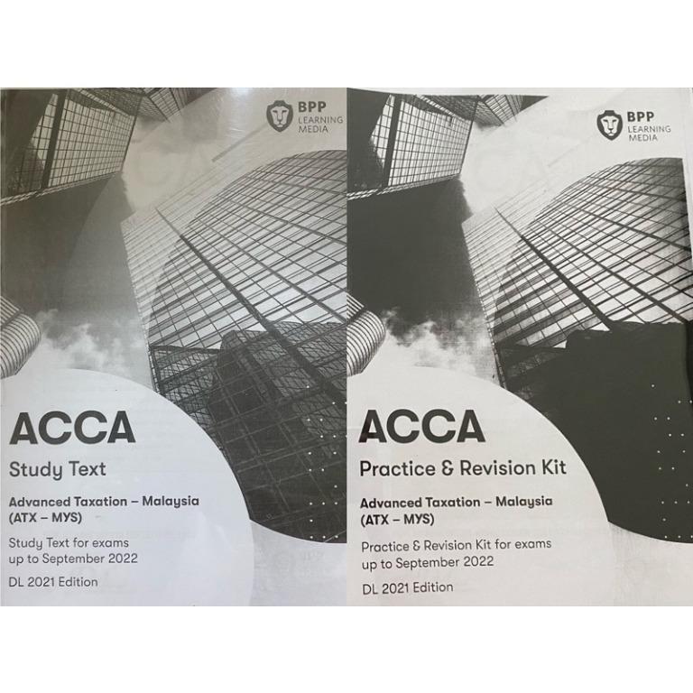 [PHOTOSTAT BOOK] ACCA BPP P6 Advanced Taxation Malaysia Tax (MYS) ATX ...