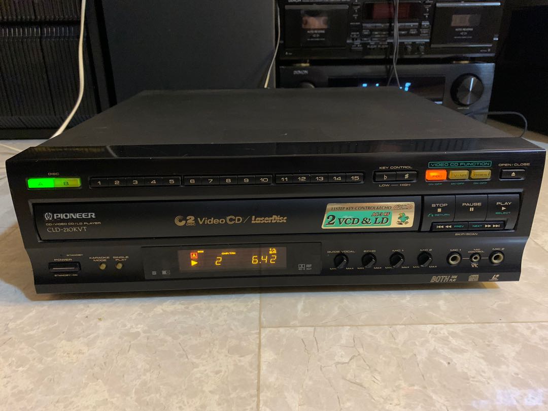 Pioneer CLD-210KVT 2 CD/VCD/ 1 LD A&B Sides Player, TV & Home ...