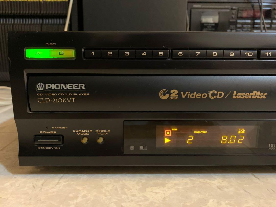 Pioneer CLD-210KVT 2 CD/VCD/ 1 LD A&B Sides Player, TV & Home ...