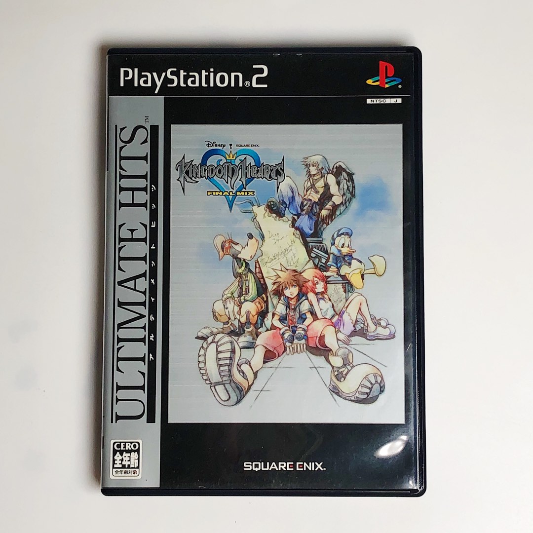 Playstation PS2 Ultimate Hits Kingdom Hearts Final Mix (jp ver), Video ...