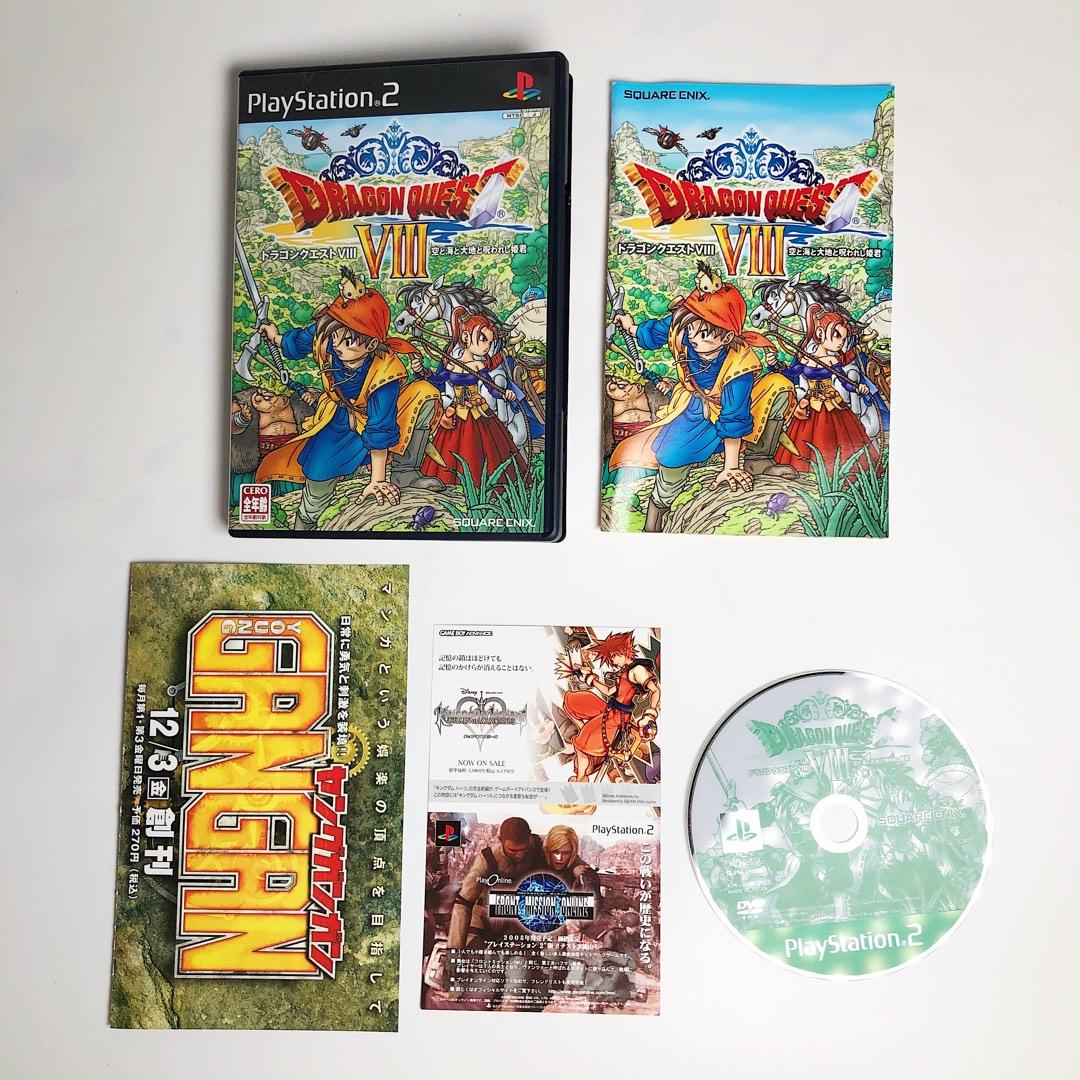 Playstation Square Enix PS2 Dragon Quest VIII (jp ver), Video Gaming ...