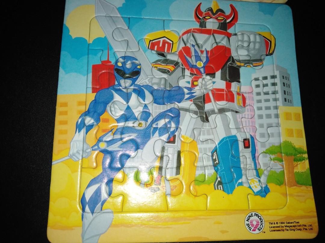 Power Rangers Puzzle The Nine Products, Hobbies & Toys, Collectibles ...
