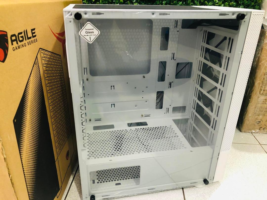 Powerlogic B02 Frieden Tempered Glass Gaming Series PC Case White ...