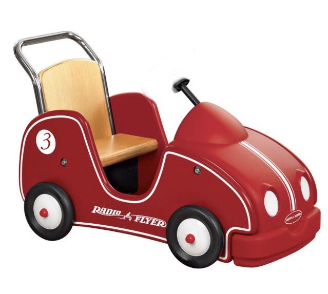 Preowned Colletors Items The Classic RADIO FLYER Wooden Car Kids Push ...
