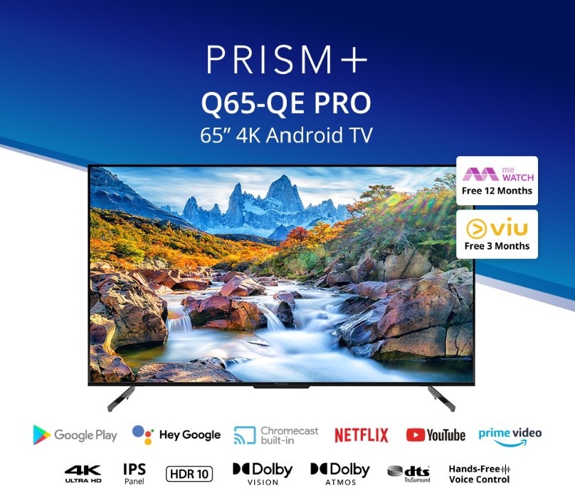 PRISM+ Q65-QE PRO, TV & Home Appliances, TV & Entertainment, TV on ...