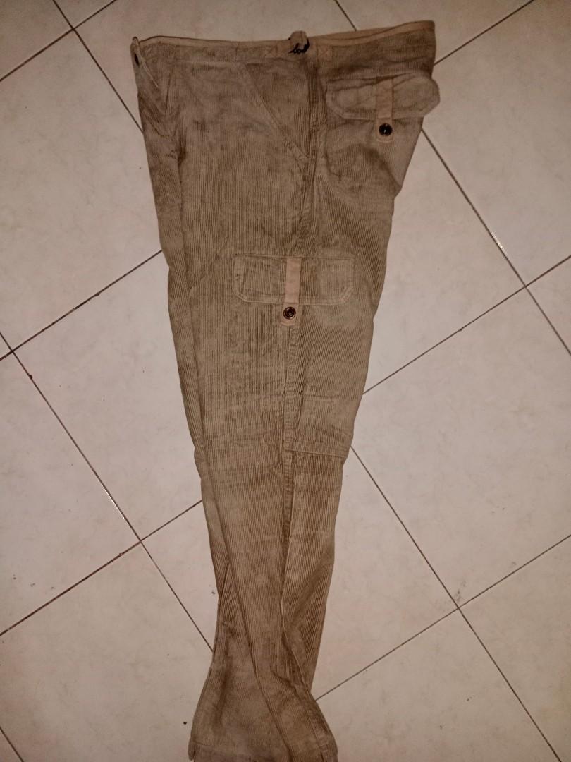 Quechua by Decathlon Vintage Cargo Corduroy Pants, Women's Fashion ...