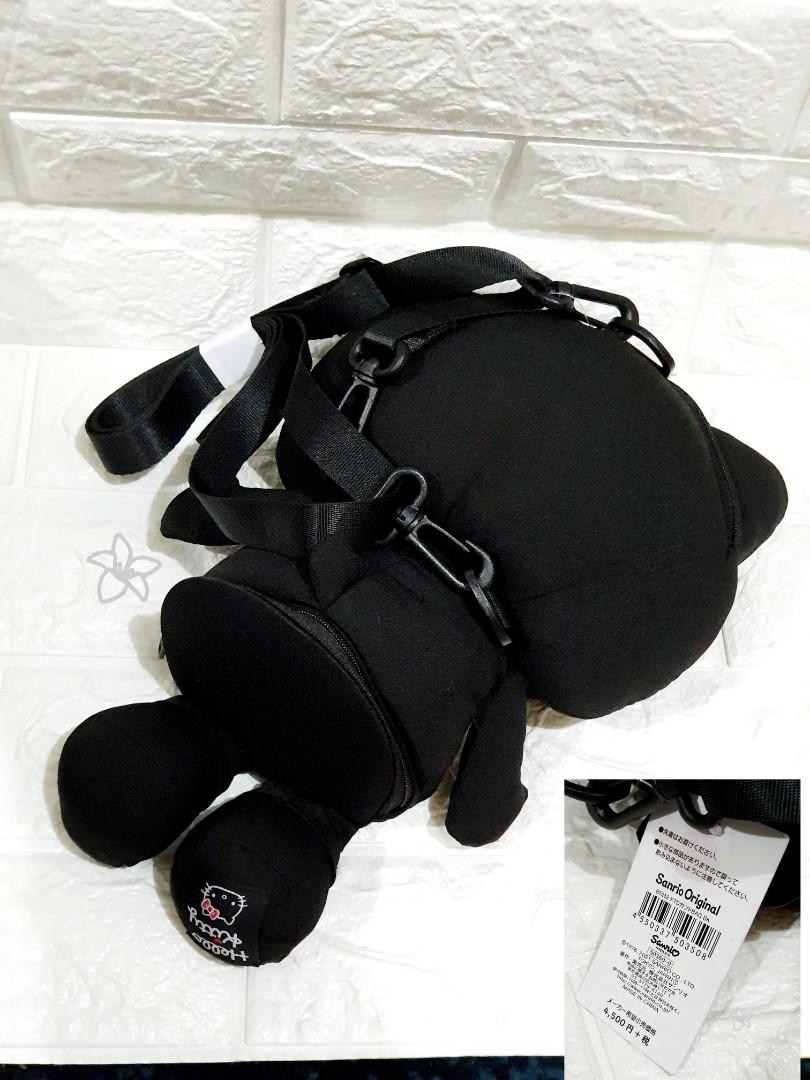 Rare 2-Way Black Hello Kitty Bag Plush, Hobbies & Toys, Toys & Games on ...