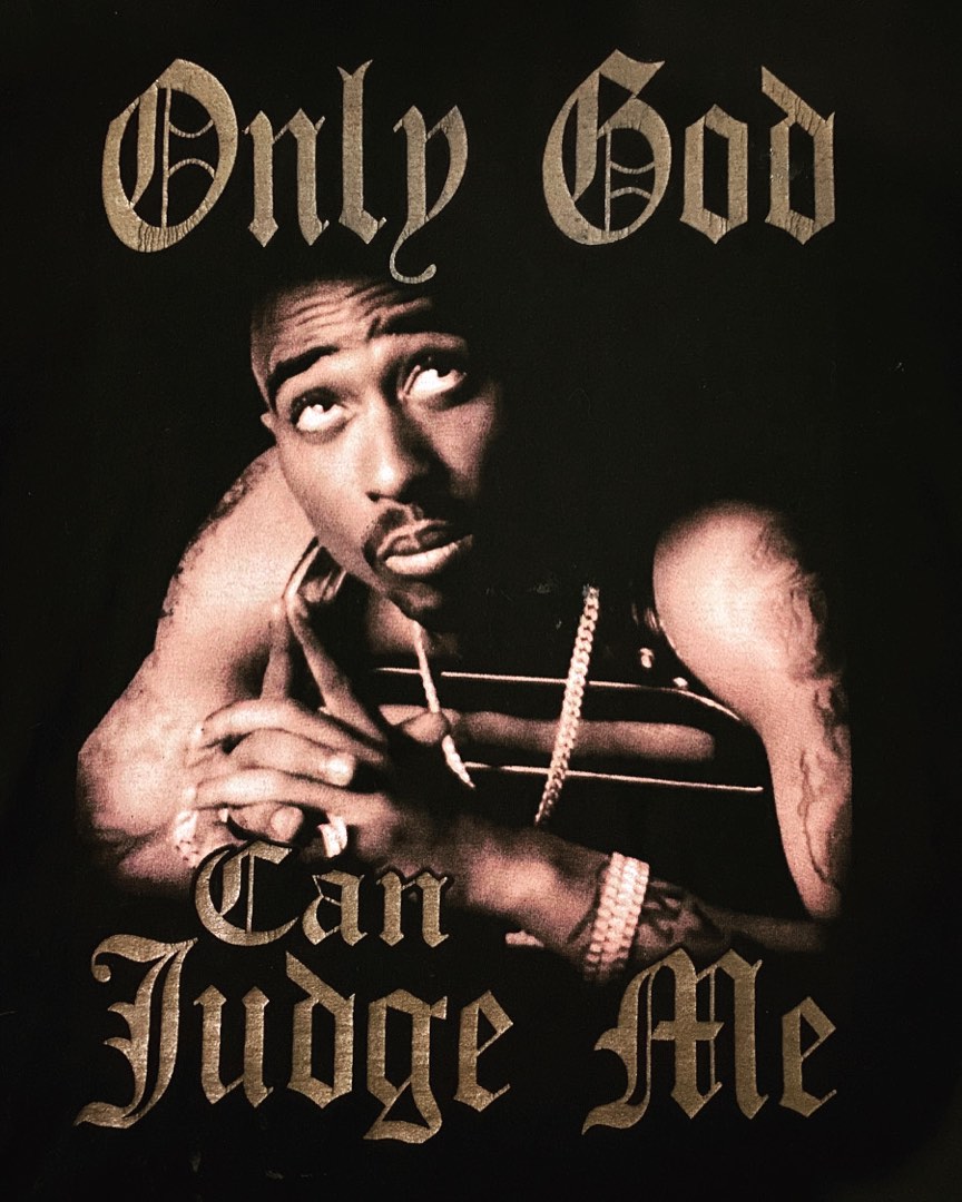 Rare tupac only god can judge me on Carousell