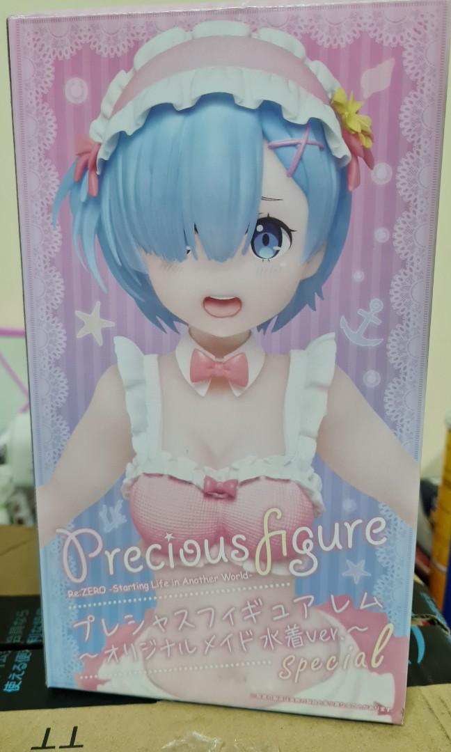 Re:zero Rem precious figure pink (Rare), Hobbies & Toys, Toys & Games ...