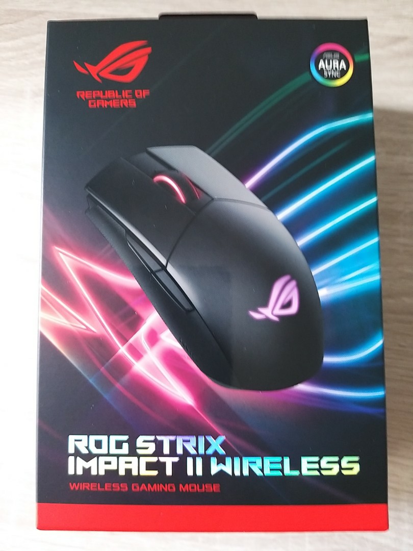 ROG STRIX IMPACT II WIRELESS GAMING MOUSE, 電腦＆科技, 電腦周邊及配件, 電腦滑鼠及相關產品 on ...