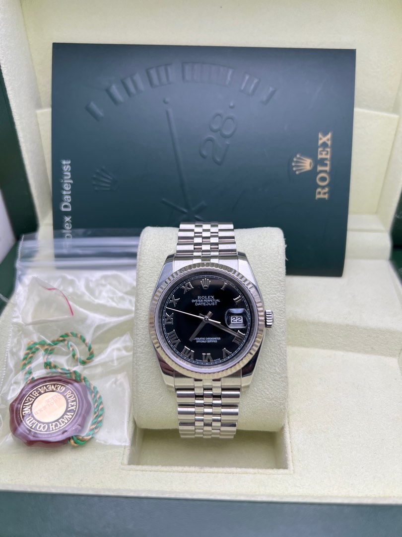 Rolex Datejust men size Super Jubilee bracelet with Box, Luxury ...