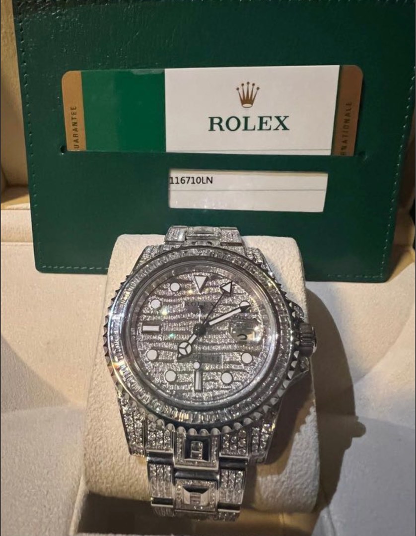 Rolex GMT Master 2 (Custom Ice) 2018, Luxury, Watches on Carousell