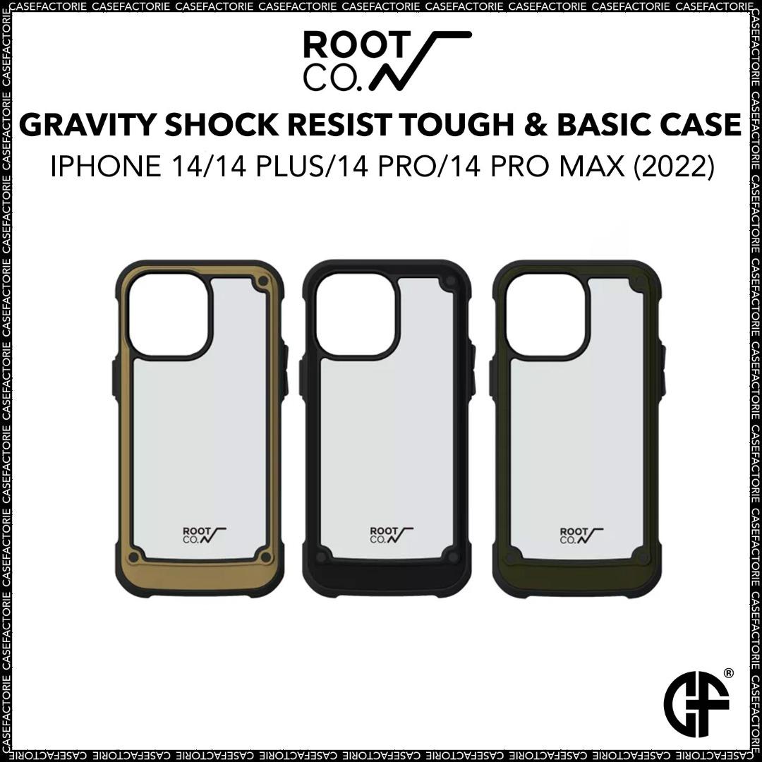 ROOT CO. Gravity Shock Resist Tough & Basic Case for iPhone 14/14 Plus/14 Pro/14 Pro Max (2022 ...
