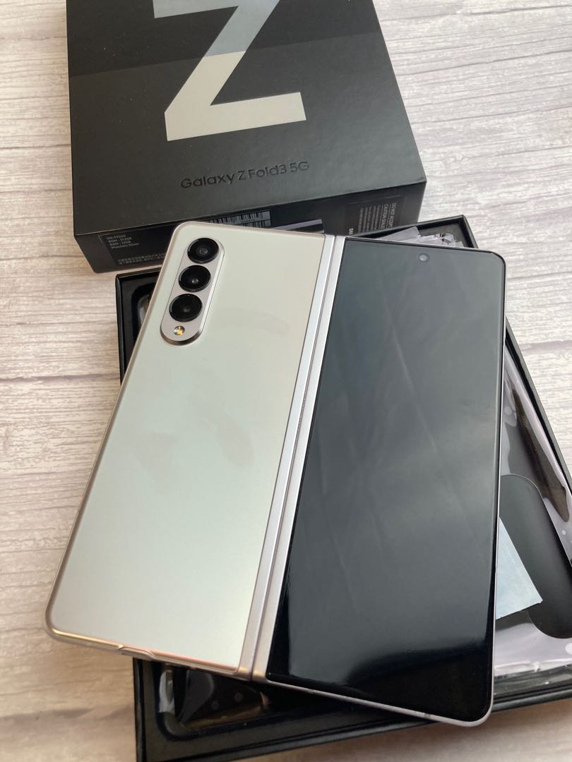 Samsung Z Fold 3 512gb Z fold3, 手機及配件, 手機, Android 安卓手機, Samsung 三星在旋轉拍賣