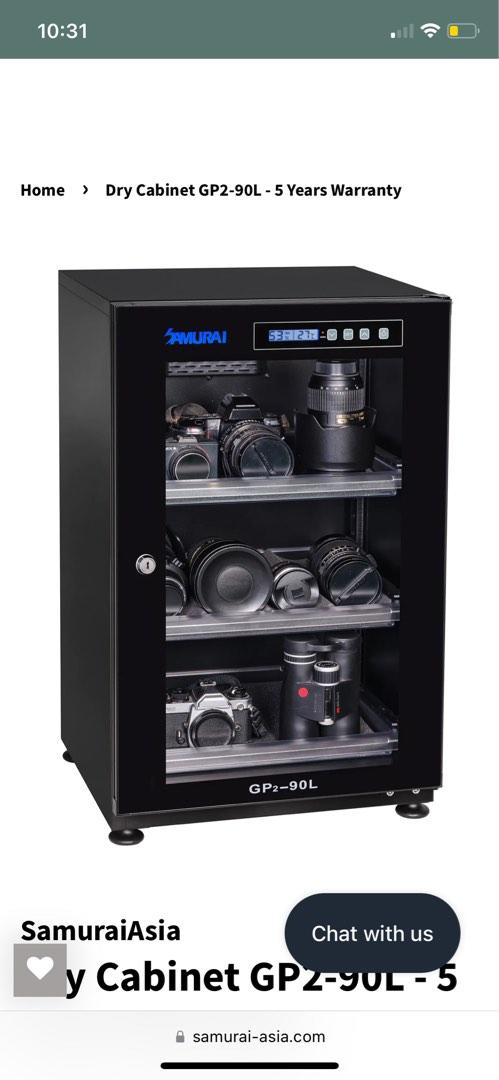 Samurai Dry Cabinet GP2-90L, Photography, Photography Accessories, Dry ...