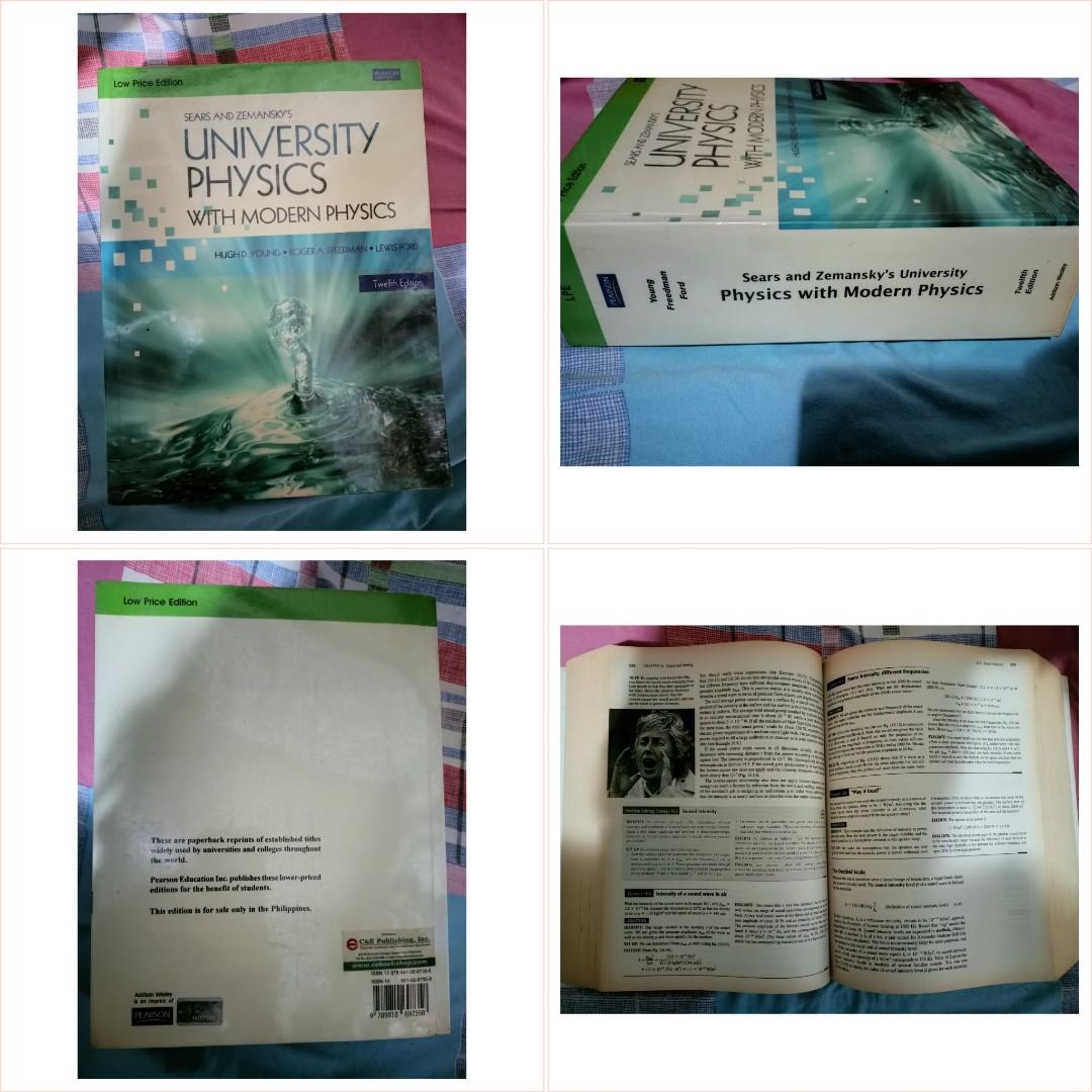 SEARS AND ZEMANKSKY'S UNIVERSITY PHYSICS 12TH EDITION, Hobbies & Toys ...