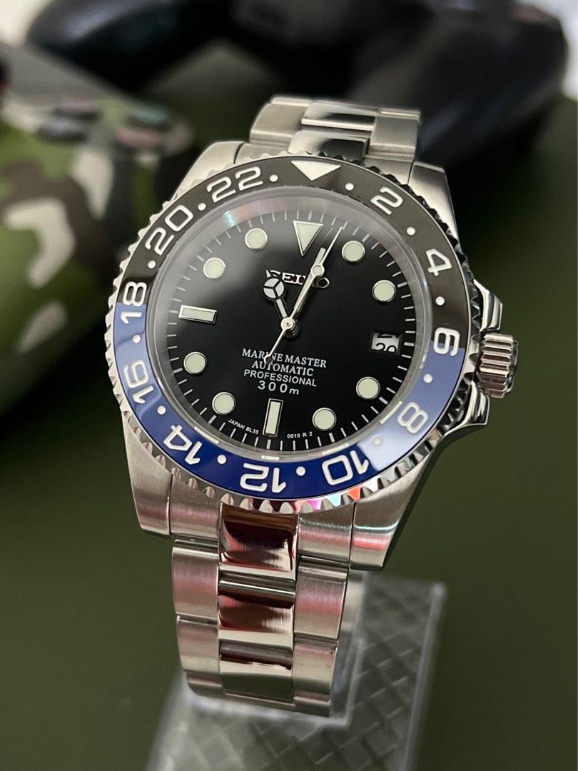 Seiko Custom Batman (NH35A movement), Luxury, Watches on Carousell