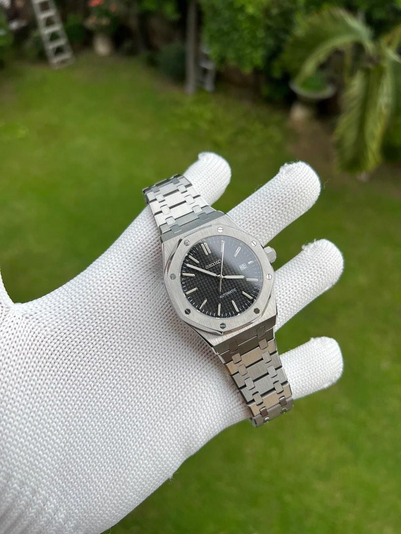 Seiko Oak Seiko Royal Oak Mod, Men's Fashion, Watches & Accessories ...
