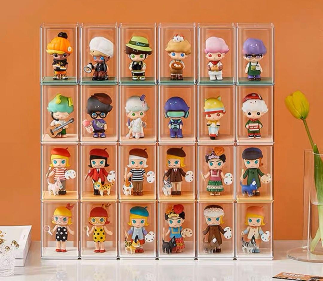 [SET OF 12] Popmart Figurine Individual Single Clear Transparent White ...