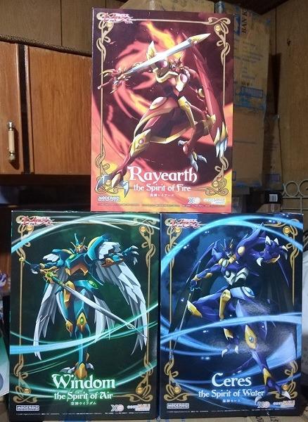 (SET SALE) Magic Knight Rayearth - Rayearth, Windom and Ceres MISB ...
