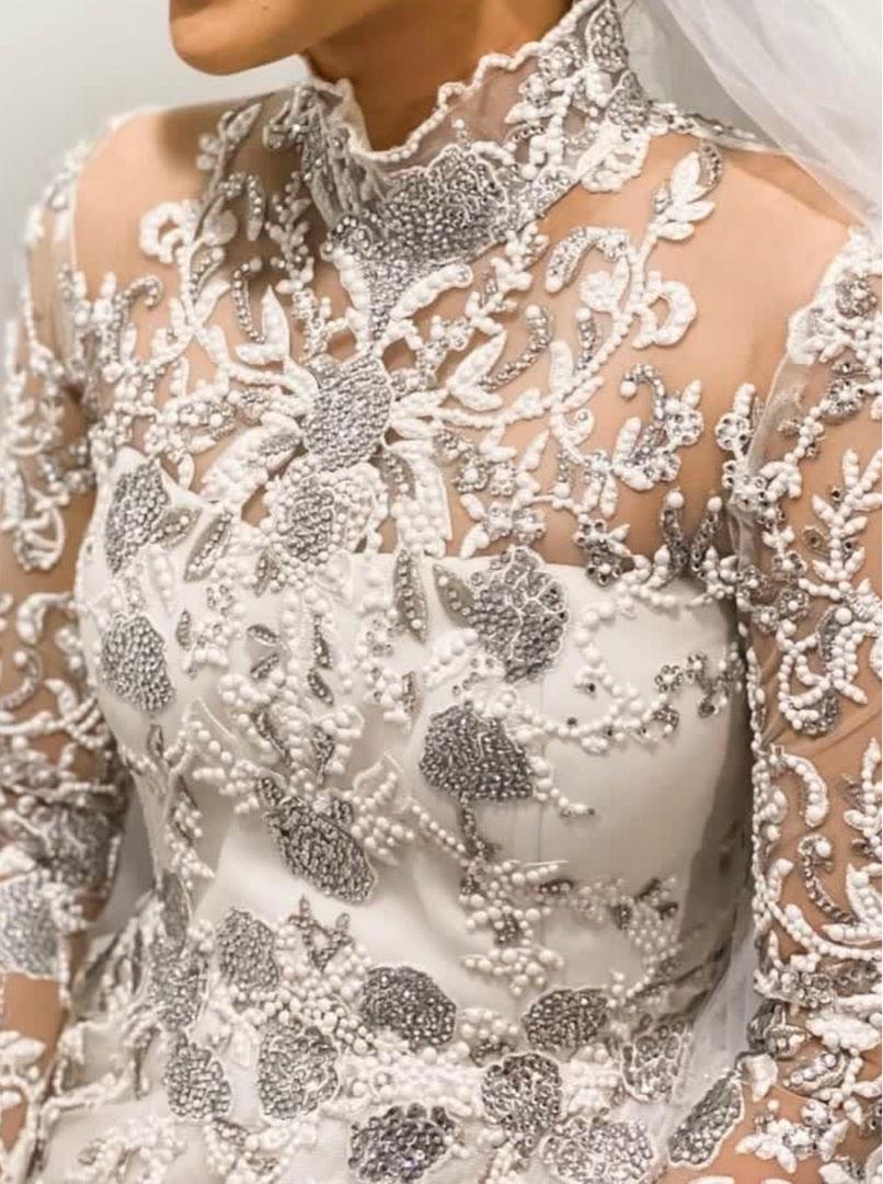 Shanell Harun Wedding Gown, Women's Fashion, Dresses & Sets, Evening ...