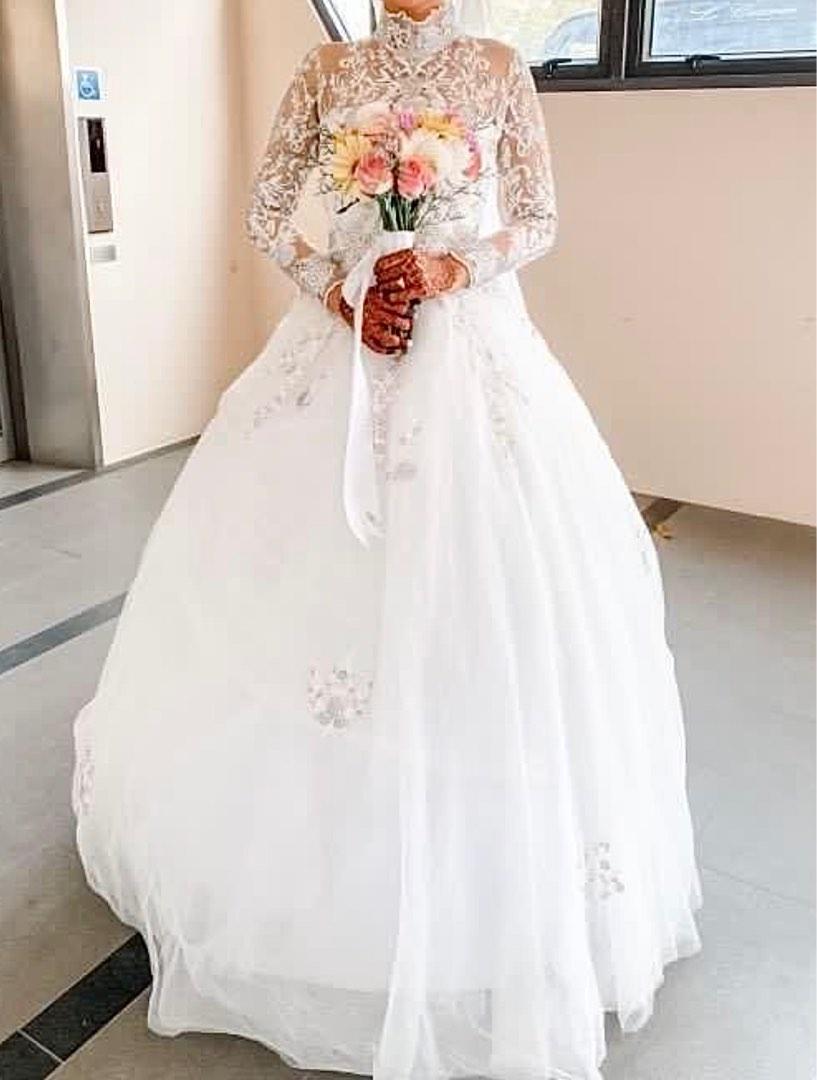 Shanell Harun Wedding Gown, Women's Fashion, Dresses & Sets, Evening ...