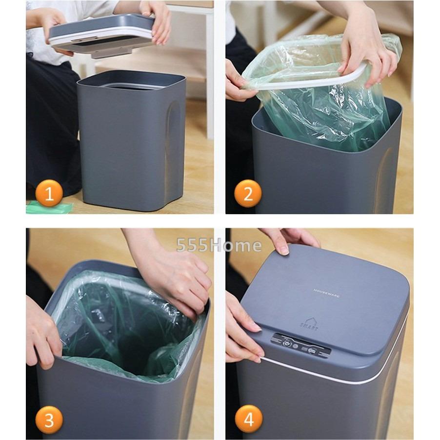 Smart Sensor Dust Bin / Intelligent Trash Bin / Office Home Kitchen ...
