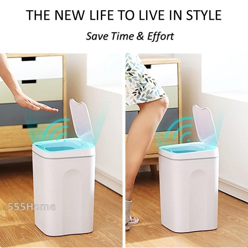 Smart Sensor Dust Bin / Intelligent Trash Bin / Office Home Kitchen ...
