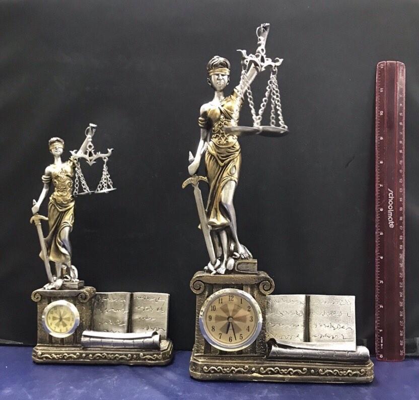 Standing Lady Justice, Furniture & Home Living, Home Decor, Clocks on ...