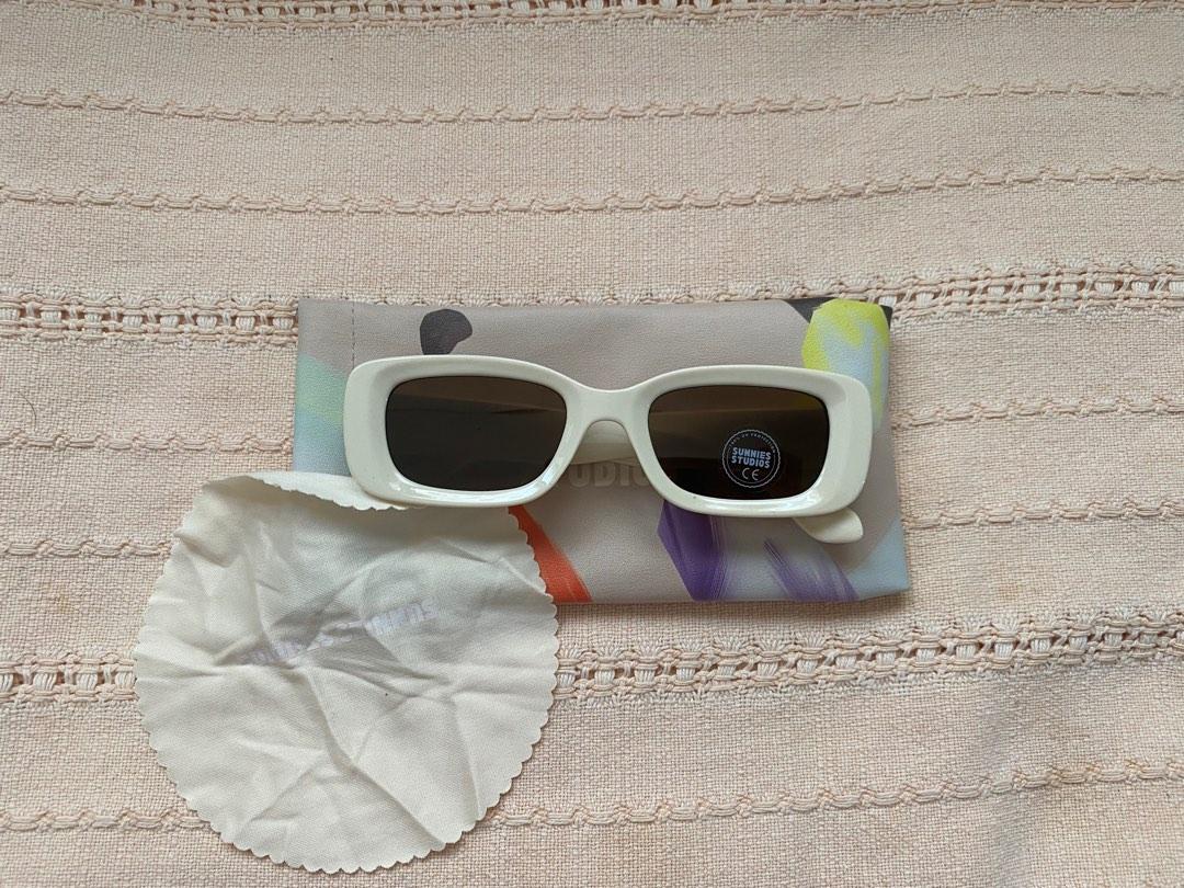 Sunnies Studios Domino in Cream, Women's Fashion, Watches & Accessories ...