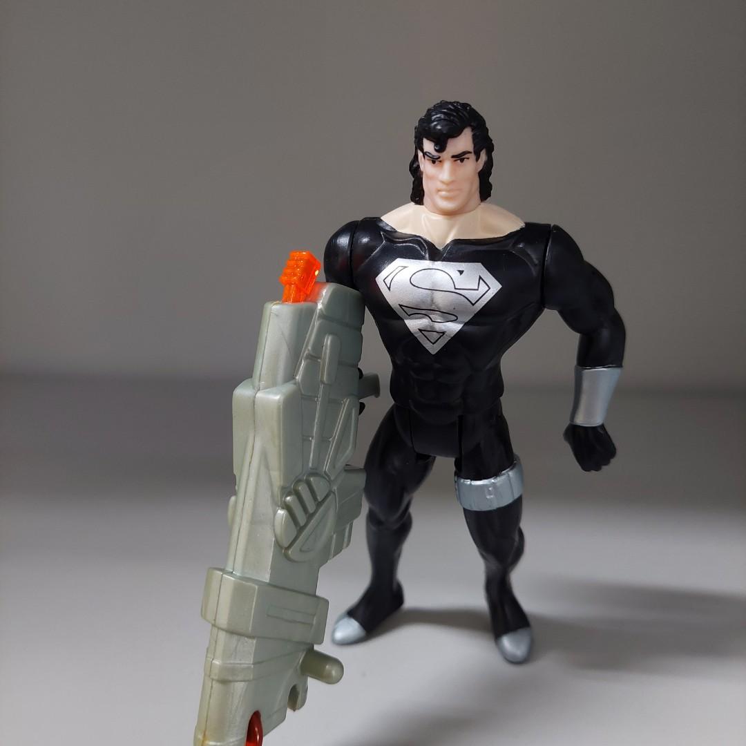 Superman Black (Laser) 1995 Man of Steel Kenner Action Figure, Hobbies ...