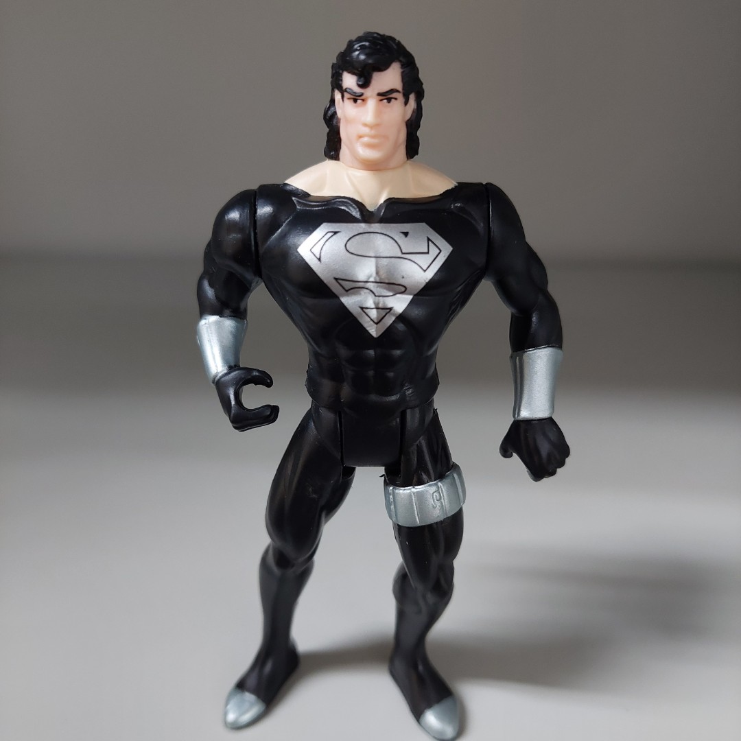 Superman Black (Laser) 1995 Man of Steel Kenner Action Figure, Hobbies ...