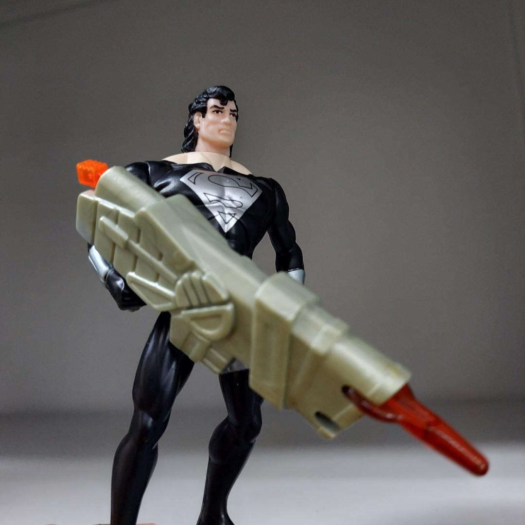 Superman Black (Laser) 1995 Man of Steel Kenner Action Figure, Hobbies ...