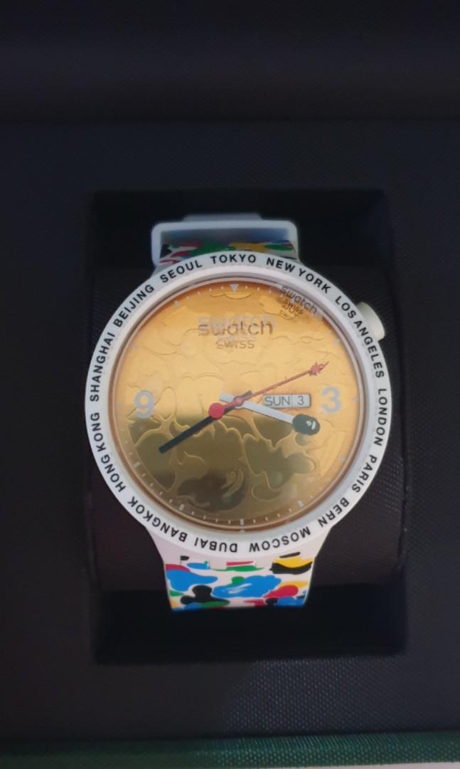 Swatch X Bathing Ape BAPE Olympic watch, Men's Fashion, Watches ...