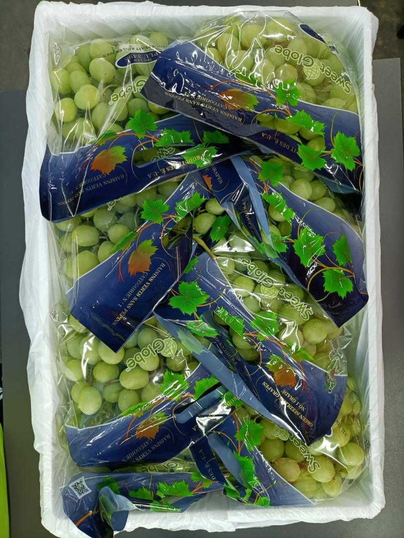 Sweet Globe Green grapes, Food & Drinks, Fresh Produce on Carousell