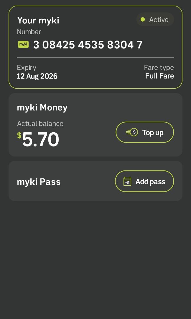 Sydney Opal card and Melbourne Myki cards, Tickets & Vouchers, Local Attractions & Transport on ...