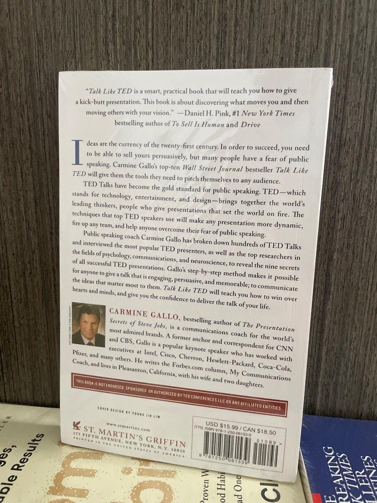 Talk Like TED : The 9 Public Speaking Secrets of the World's Top Minds ...