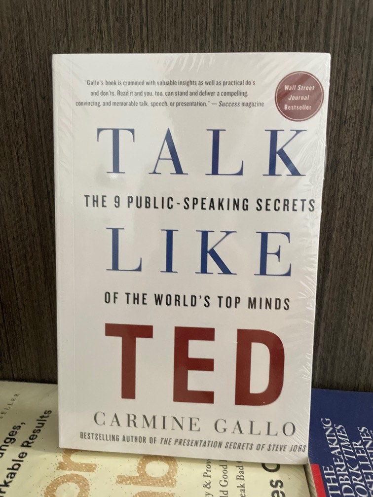 Talk Like TED : The 9 Public Speaking Secrets of the World's Top Minds ...