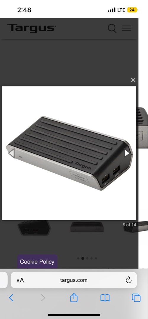 Targus Universal USB-A Dual Video Docking Station, Computers & Tech ...