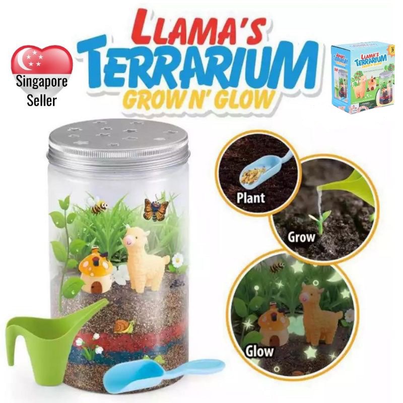 Terrarium Kit Magic Luminous Grass Early Educational DIY Toy Set Pot ...