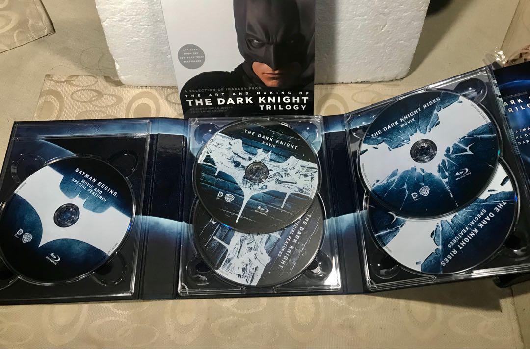 The Dark Knight Trilogy 5-disc Hard Cover Boxset BLU-RAY, Hobbies & Toys, Music & Media, CDs ...