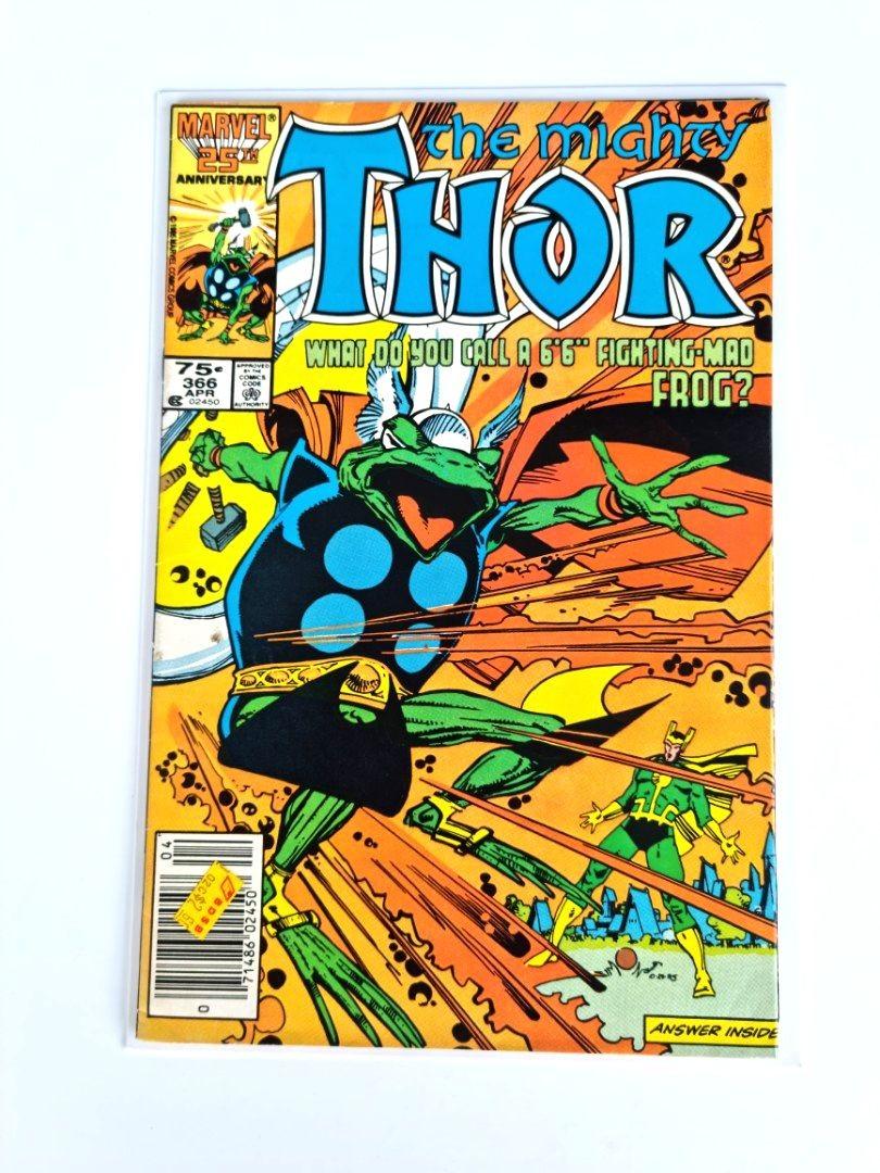 (Throg key) Mighty Thor 364 366, Hobbies & Toys, Books & Magazines ...