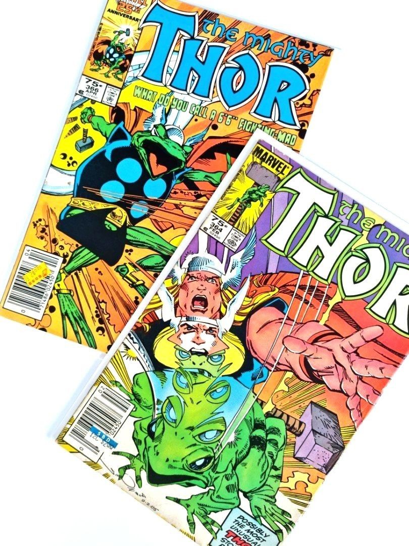 (Throg key) Mighty Thor 364 366, Hobbies & Toys, Books & Magazines ...