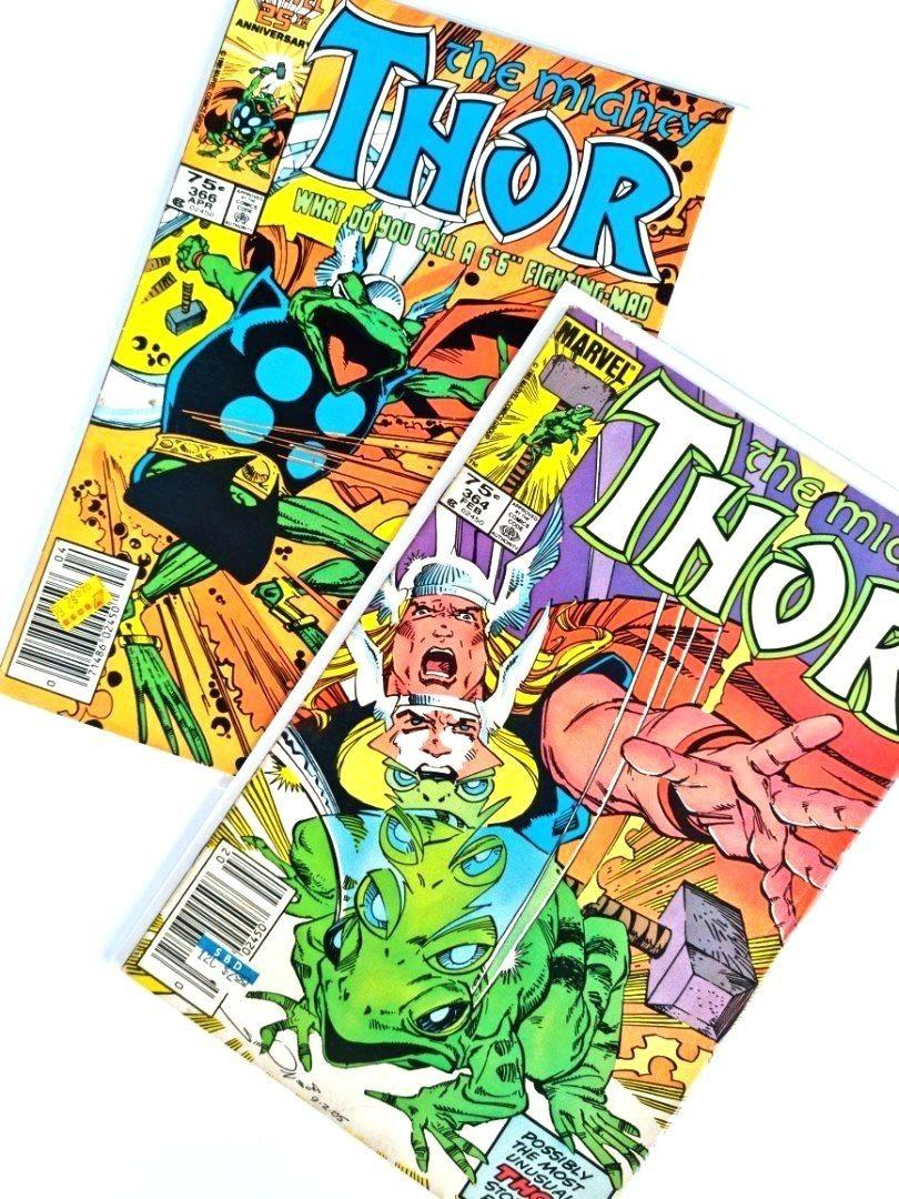 (Throg key) Mighty Thor 364 366, Hobbies & Toys, Books & Magazines ...