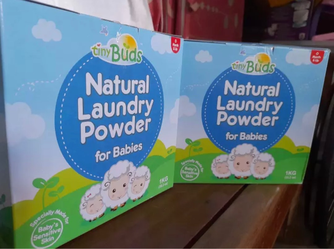 Tiny Buds Natural Powder Detergent 1kg, Furniture & Home Living ...