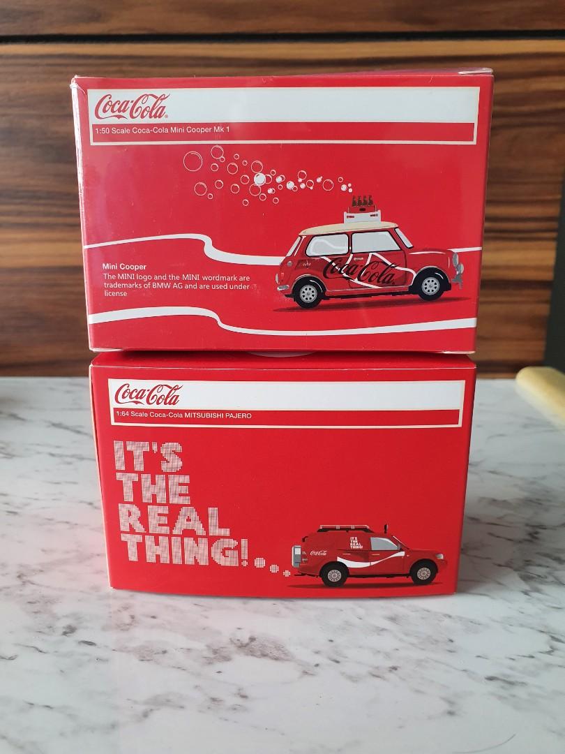 Tiny Coca-cola Mini Cooper and Pajero, Hobbies & Toys, Toys & Games on ...