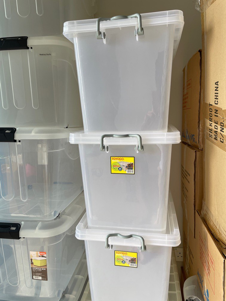 Toyogo Storage Box ( 3 boxes for $25), Furniture & Home Living, Home ...